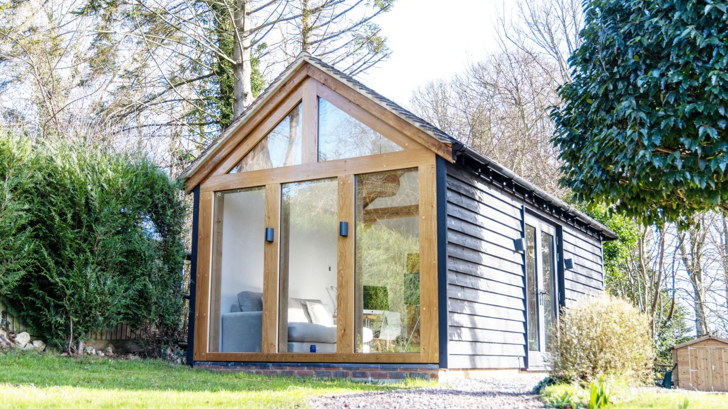A stunning new oak framed structure.