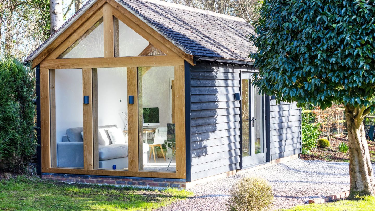 A stunning new oak framed structure.